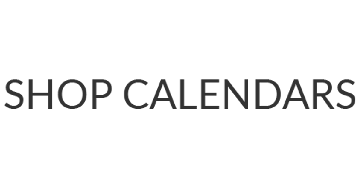 Shop Calendars